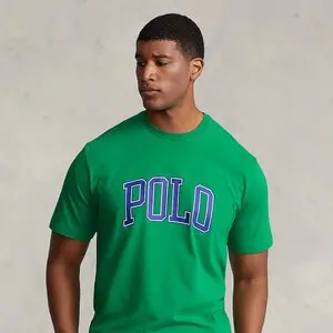Ralph Lauren Logo Jersey T-shirt Cruise Green