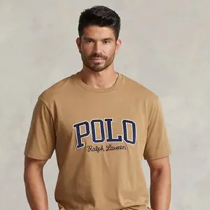 Ralph Lauren Logo Jersey T-shirt Montana Khaki