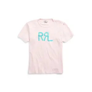 Ralph Lauren Logo Jersey T-shirt Pink