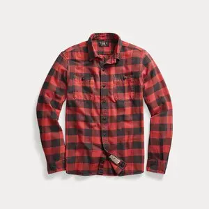 Ralph Lauren Plaid Twill Workshirt - Red/black