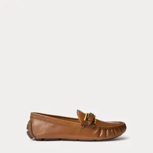 Ralph Lauren Ralph Lauren Anders Leather Driver Tan