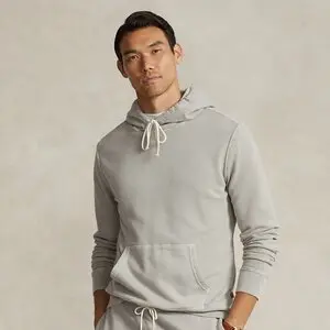 Ralph Lauren Fleece Hoodie - Soft Grey