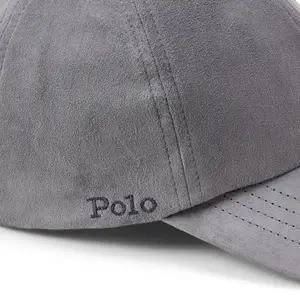 Ralph Lauren Suede Ball Cap