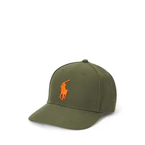 Ralph Lauren Twill High-Crown Ball Cap Company Olive