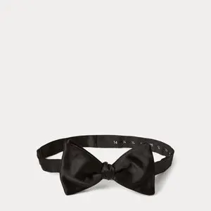 Ralph Lauren Purple Label Silk Bow Tie - Black