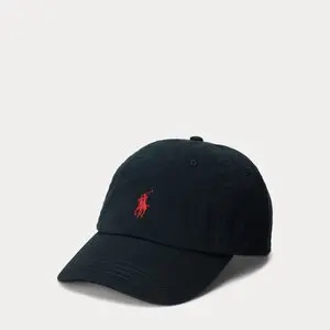 Ralph Lauren Ralph Lauren Chino Ball Cap Black / Red
