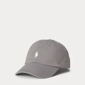 Ralph Lauren Ralph Lauren Chino Ball Cap Perfect Grey W/ White