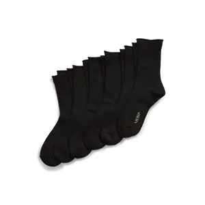 Ralph Lauren Roll-Top Trouser Socks 6-Pack Black