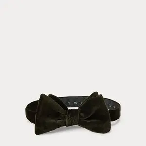 Ralph Lauren Velvet Bow Tie - Loden