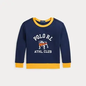 Ralph Lauren Logo Fleece Sweatshirt - Newport Navy