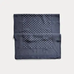 Ralph Lauren Polka-dot Scarf - Navy/cream