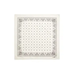 Ralph Lauren Paisley Cotton Bandanna - Cream