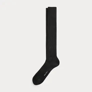 Ralph Lauren Rib-knit Trouser Socks - Black