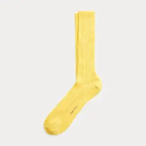 Ralph Lauren Rib-knit Trouser Socks - Bright Yellow