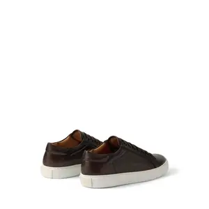 Ralph Lauren Severn Calfskin Sneakers - Dark Brown