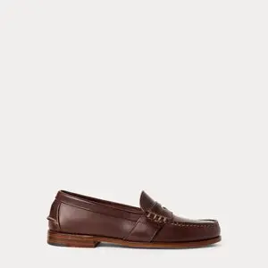 Ralph Lauren Edric Leather Penny Loafer - Brown