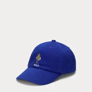 Ralph Lauren Polo Bear Cotton Twill Cap Classic Azure