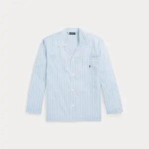 Ralph Lauren Stripe Broadcloth Pajama Shirt - Andrew Stripe