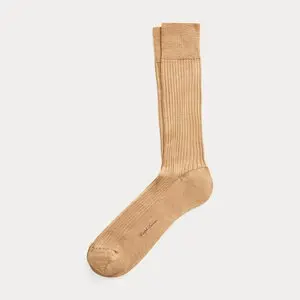 Ralph Lauren Merino Wool-blend Slack Socks - Tan