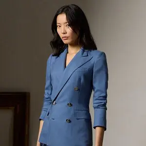 Ralph Lauren Camden Cashmere Jacket Antique Blue