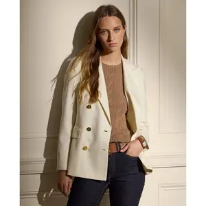 Ralph Lauren Camden Cashmere Jacket - Cream