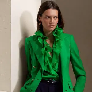Ralph Lauren Camden Cashmere Jacket Spring Green