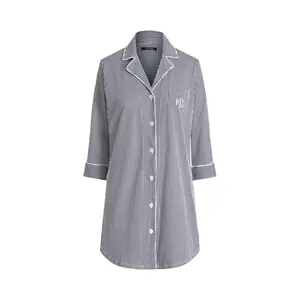 Ralph Lauren Cotton Sleep Shirt - Navy