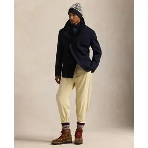 Ralph Lauren Polo Wool-blend Melton Pea Coat