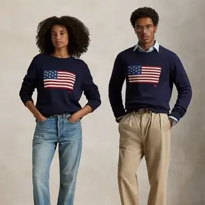 Ralph Lauren The Iconic Flag Sweater - Hunter Navy