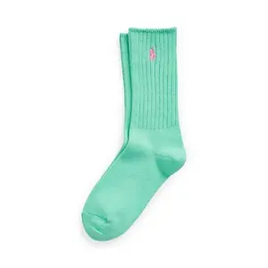 Ralph Lauren Ralph Lauren Pony Crew Socks Green