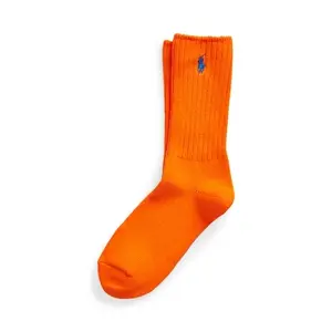 Ralph Lauren Ralph Lauren Pony Crew Socks Orange
