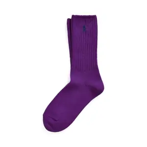 Ralph Lauren Ralph Lauren Pony Crew Socks Purple