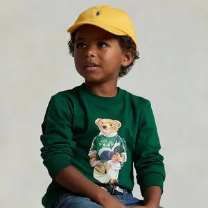 Ralph Lauren Polo Bear Cotton Long-sleeve Tee New Forest Prep Bear