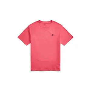 Ralph Lauren Cotton Jersey Crewneck Tee Hot Pink