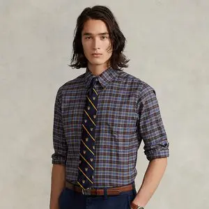 Ralph Lauren Custom Fit Plaid Twill Shirt Blue/red