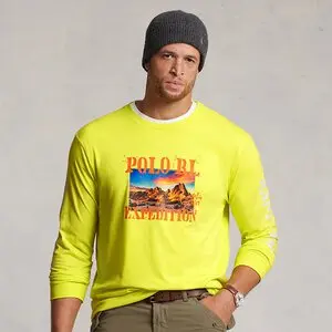 Ralph Lauren Jersey Graphic T-shirt Laser Yellow