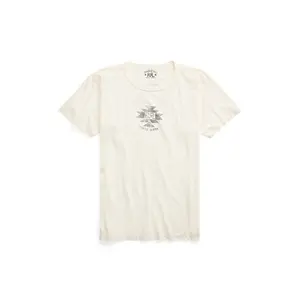 Ralph Lauren Jersey Graphic T-shirt Natural