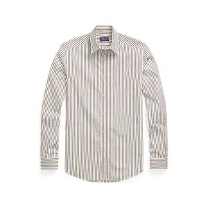 Ralph Lauren Bengal-stripe Poplin Shirt Brown / Cream