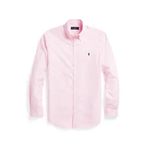 Ralph Lauren Bengal-stripe Poplin Shirt Pink/white