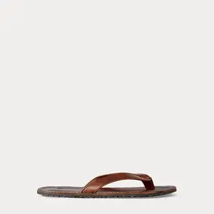Ralph Lauren Leather Flip Flop