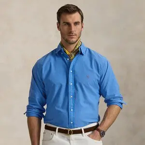 Ralph Lauren Washed Oxford Shirt Blue Orbit