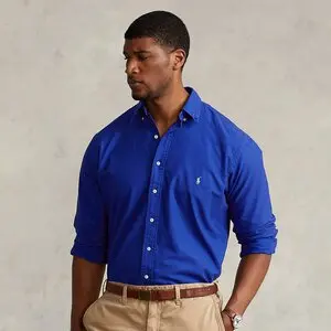 Ralph Lauren Washed Oxford Shirt Heritage Royal