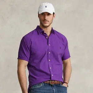 Ralph Lauren Washed Oxford Shirt Purple Cactus