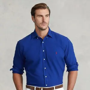 Ralph Lauren Washed Oxford Shirt Sporting Royal