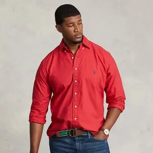 Ralph Lauren Washed Oxford Shirt Sunrise Red
