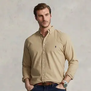 Ralph Lauren Washed Oxford Shirt Surrey Tan