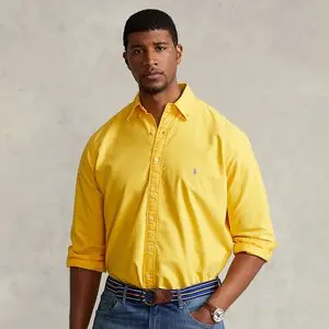 Ralph Lauren Washed Oxford Shirt Yellowfin