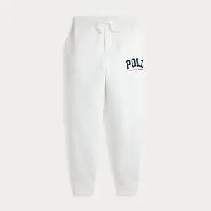 Ralph Lauren Logo Fleece Jogger Pant - Paper White