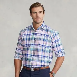 Ralph Lauren Gingham Oxford Shirt Pink/blue Multi
