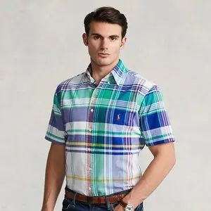 Ralph Lauren Gingham Oxford Shirt White/blue Multi
